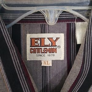 Ely Cattleman | Shirts | Vintage Ely Cattleman Long Sleeve Snap Front Western Shirt Xl | Poshmark